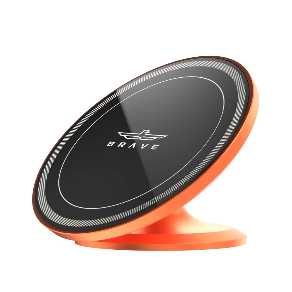 BRAVE BHL-59 Magnetic Car Phone Mount - Orange - Brave